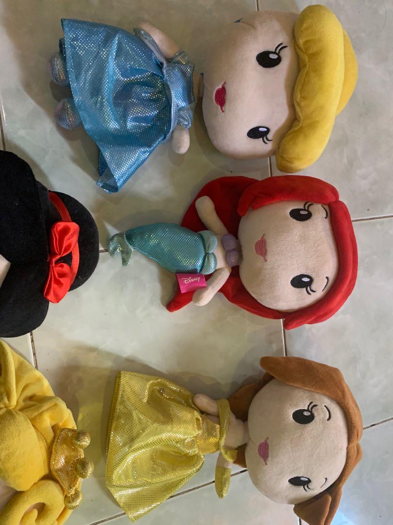 disney princess plush dolls set, Hobbies & Toys, Toys & Games on Carousell