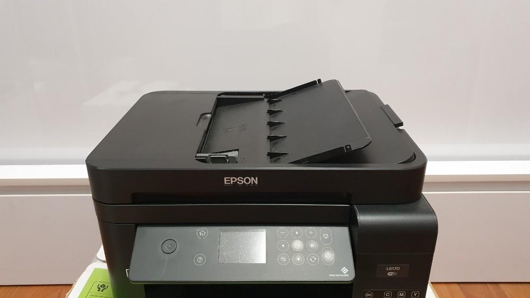 Epson L6170 Wi-Fi Duplex All-in-One Ink Tank Printer with ADF ...