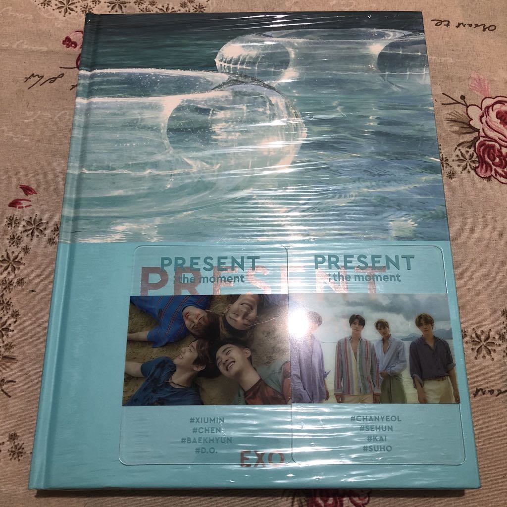 Exo photobook present: the moment with clear postcards, Hobbies & Toys ...