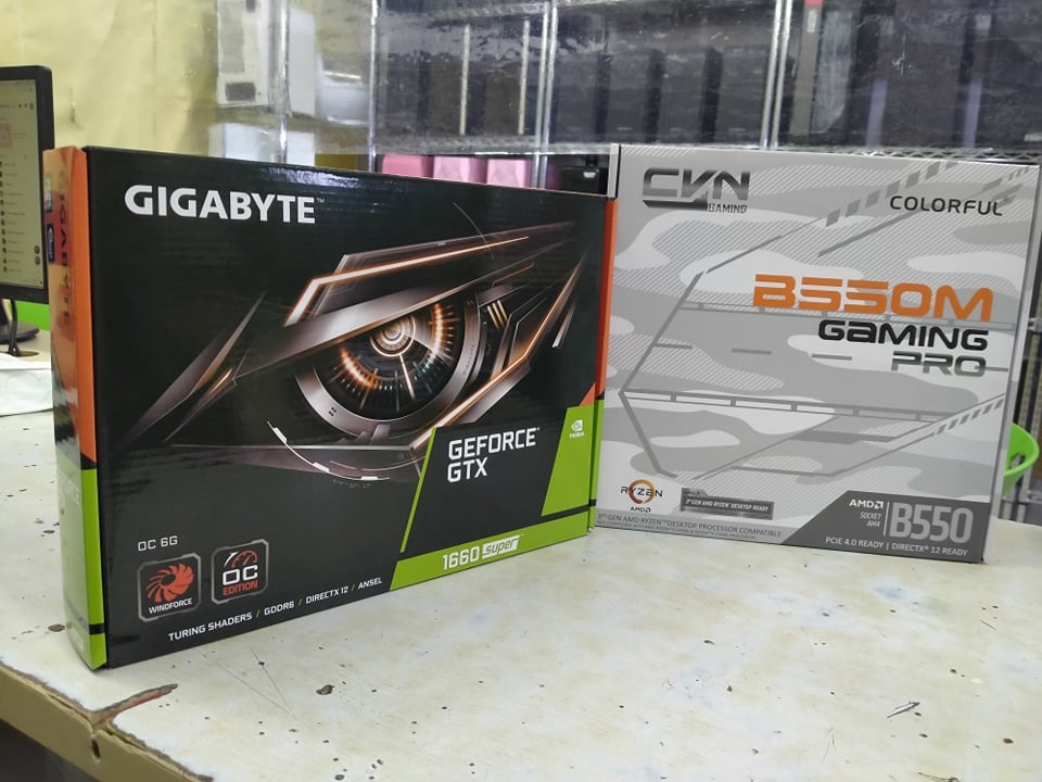 GIGABYTE GTX 1660 SUPER + CVN B550M GAMING PRO MOTHERBOARD, Computers ...
