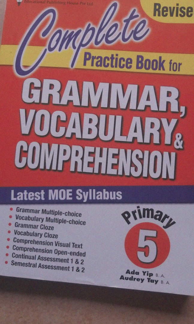 Grammar vocabulary for primary 5, Books & Stationery, Textbooks ...