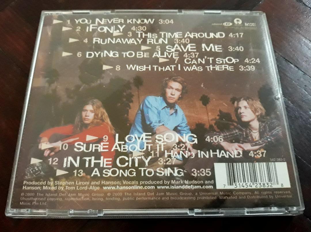 Hanson cd - This time around, Hobbies & Toys, Music & Media, CDs & DVDs ...