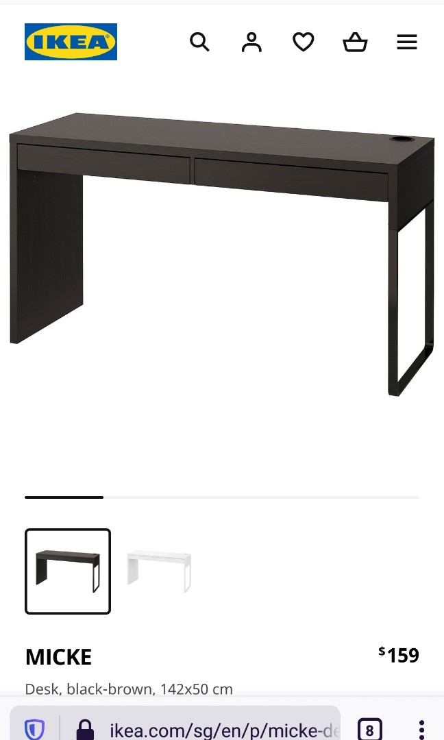 Ikea Desk / Study Table with drawers, Furniture & Home Living ...