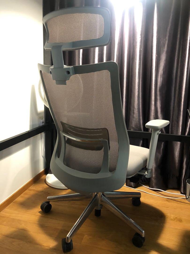 Japanese Okamura Portone Ergonomic Chair, Furniture & Home Living ...