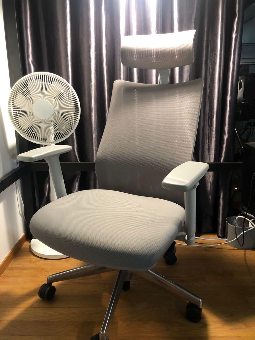 Japanese Okamura Portone Ergonomic Chair, Furniture & Home Living ...