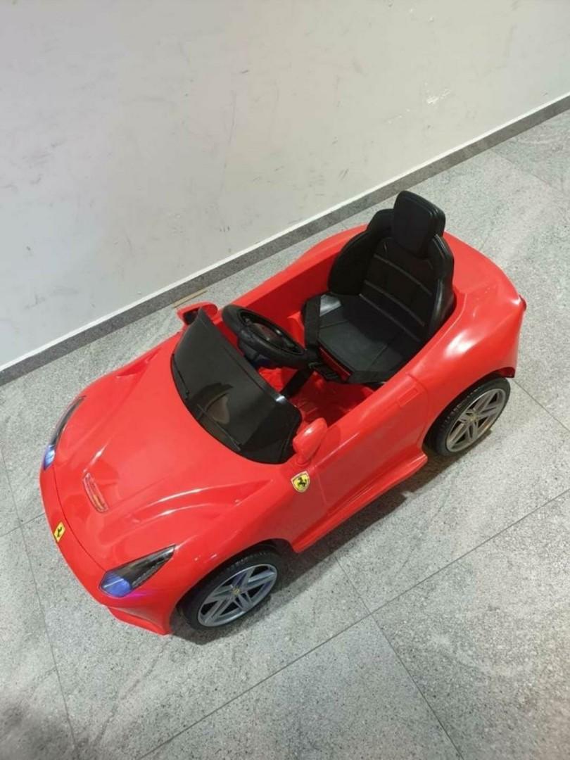 Kids children Ferrari electric car kid ride on electric motor car ...