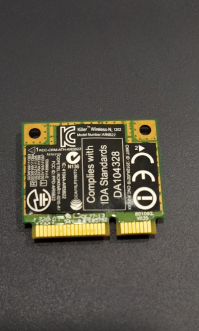 Killer Netwotk Wireless-N 1202 Model AR5B22, Computers & Tech, Parts ...
