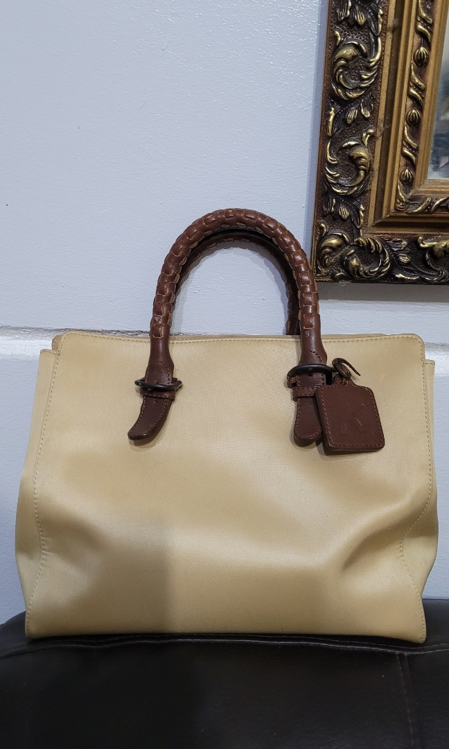 Vintage Kitamura beige handbag, Women's Fashion, Bags & Wallets ...