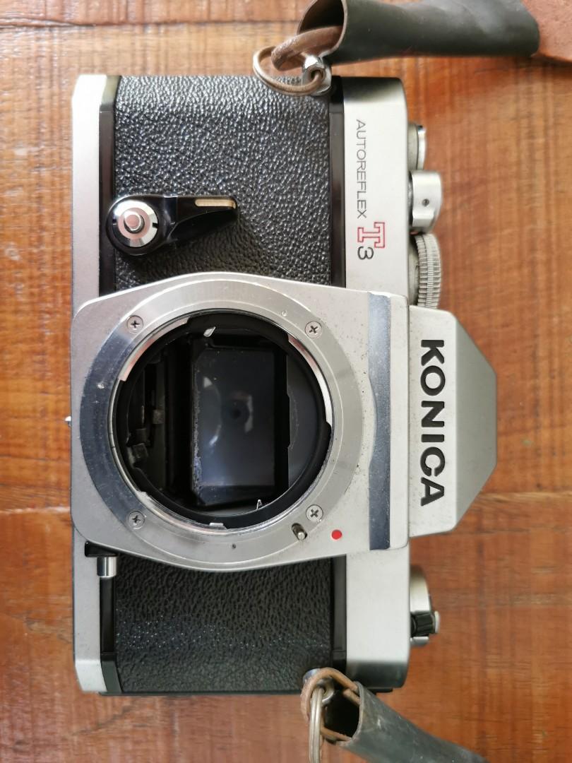 Konica Autoreflex T3, Photography, Cameras on Carousell