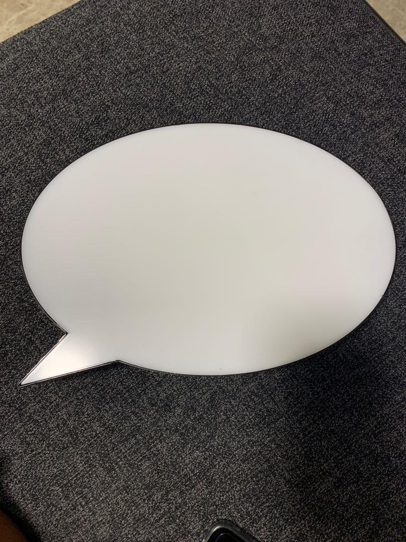Lightbox signage speech bubble whiteboard marker, Babies & Kids, Baby ...