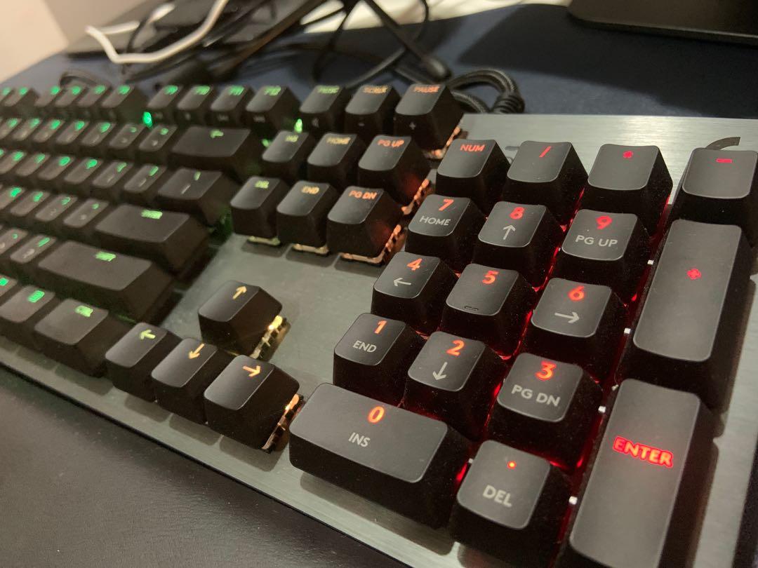Logitech G512 Gaming Keyboard with Arm Rest, Computers & Tech, Parts ...