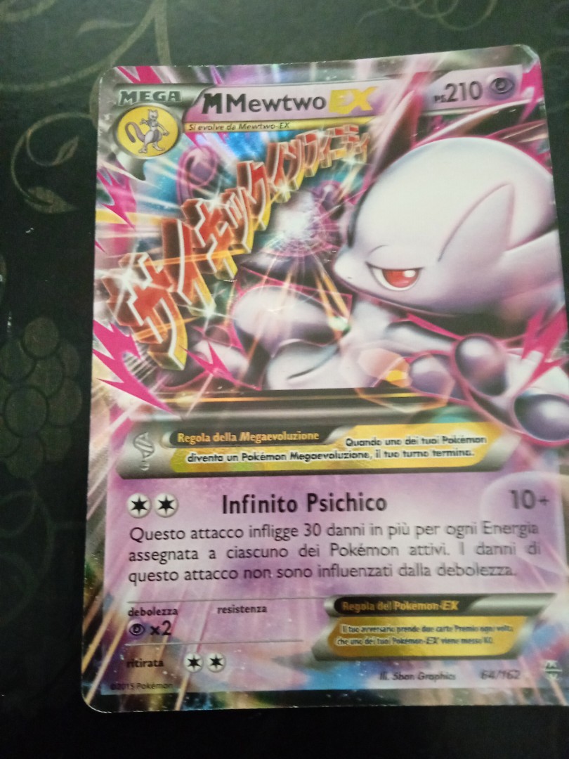 Mega mewto ex, Toys & Games, Board Games & Cards on Carousell