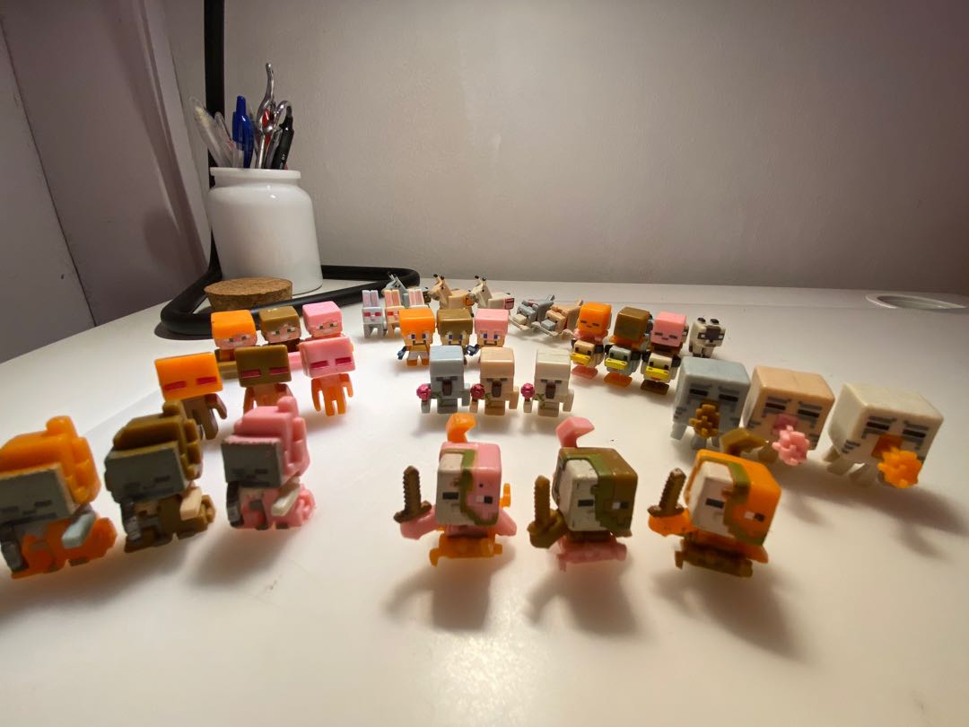 Minecraft mini plastic characters, Hobbies & Toys, Toys & Games on ...