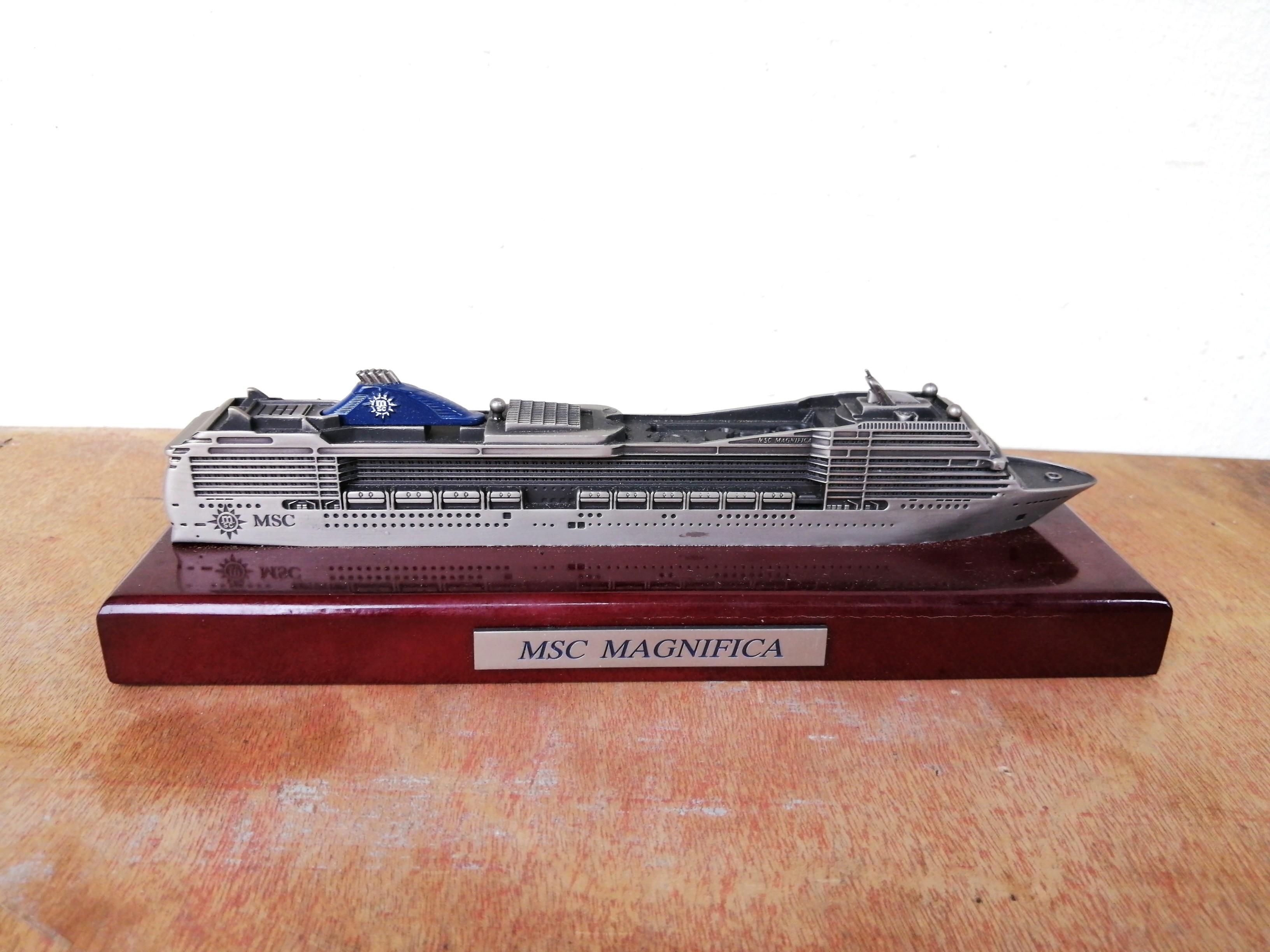 Msc Magnifica Cruise Ship Metal Scale Model, Hobbies & Toys ...