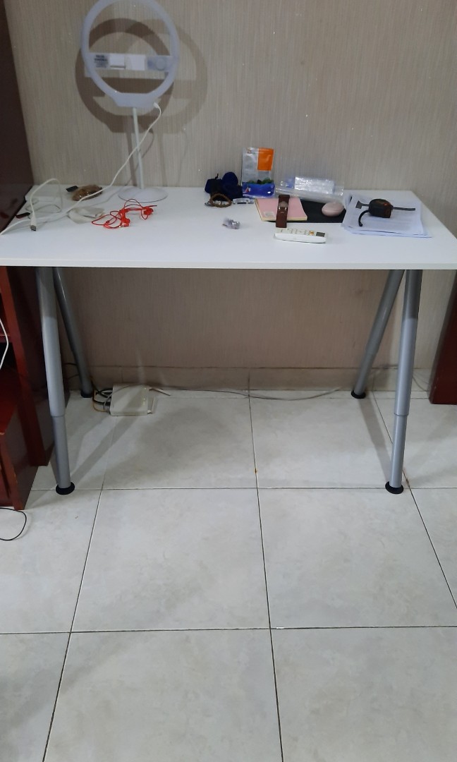 Office table/ meja kerja/ meja IKEA adjustable standing table ...