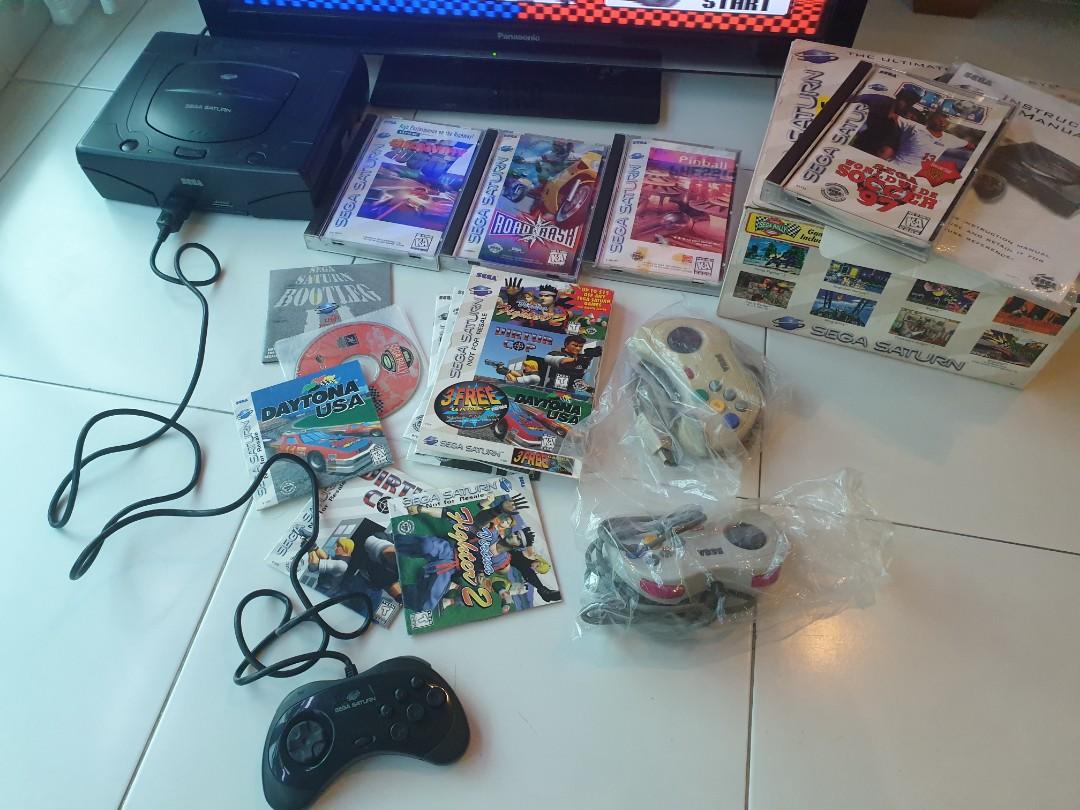 (STILL AVAIL!) Rare with Box ,Sega Saturn Model 2 Gaming System Model ...