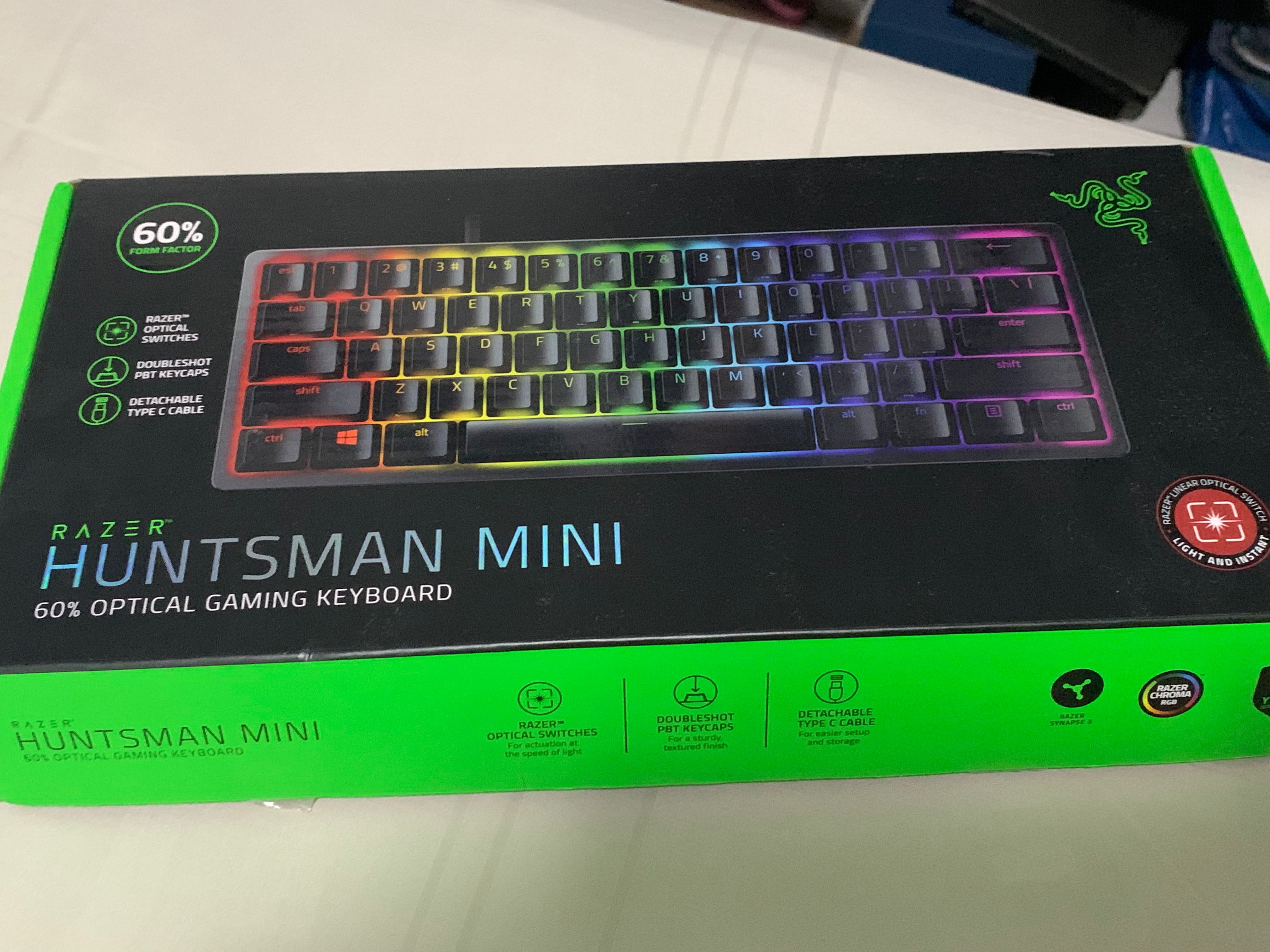 Razer Huntsman Mini 60% Optical Red Linear Switch, Computers & Tech ...