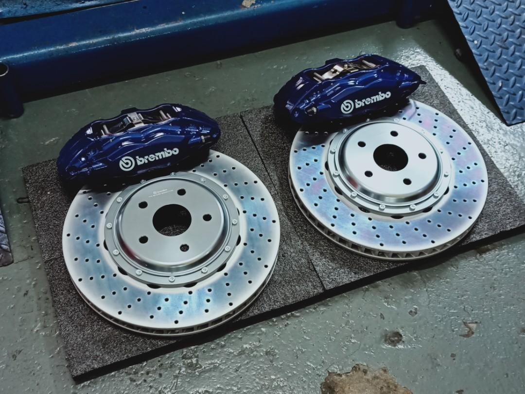 Refurbished Brembo F50 Tesla brake kit for Honda , VW , Toyota ...