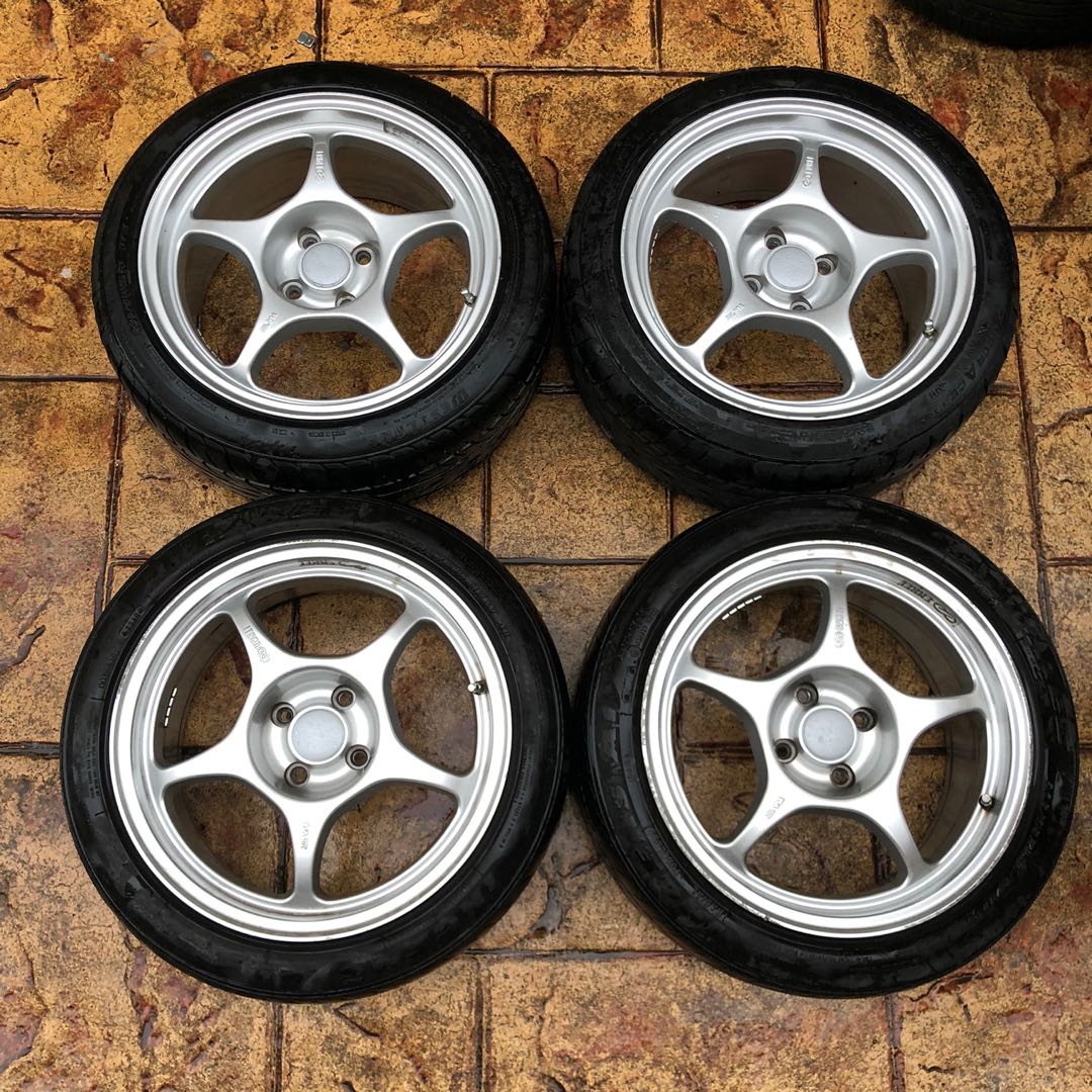 Rim Enkei RPO1 16 8JJ PCD100, Auto Accessories on Carousell