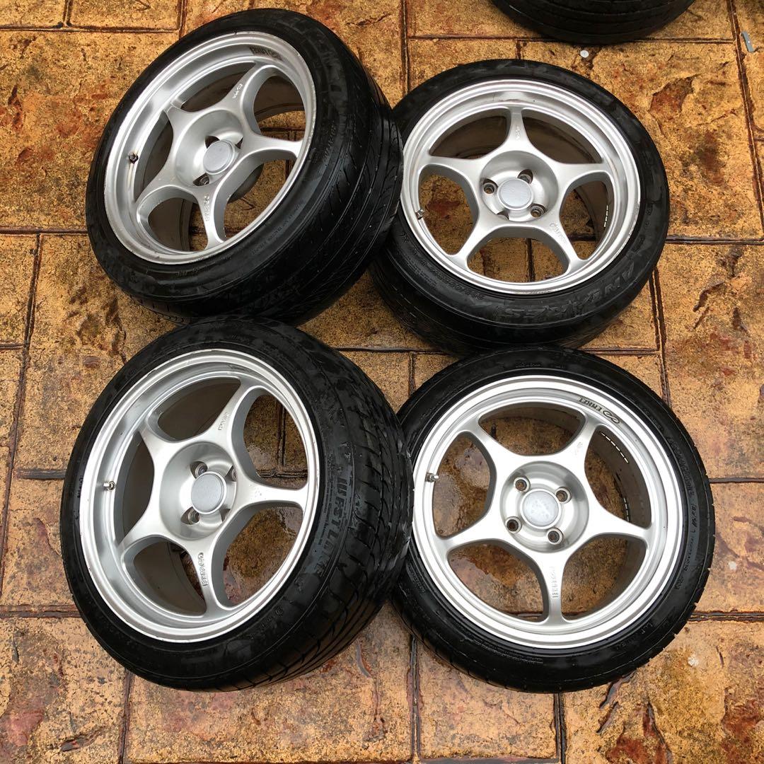 Rim Enkei RPO1 16 8JJ PCD100, Auto Accessories on Carousell