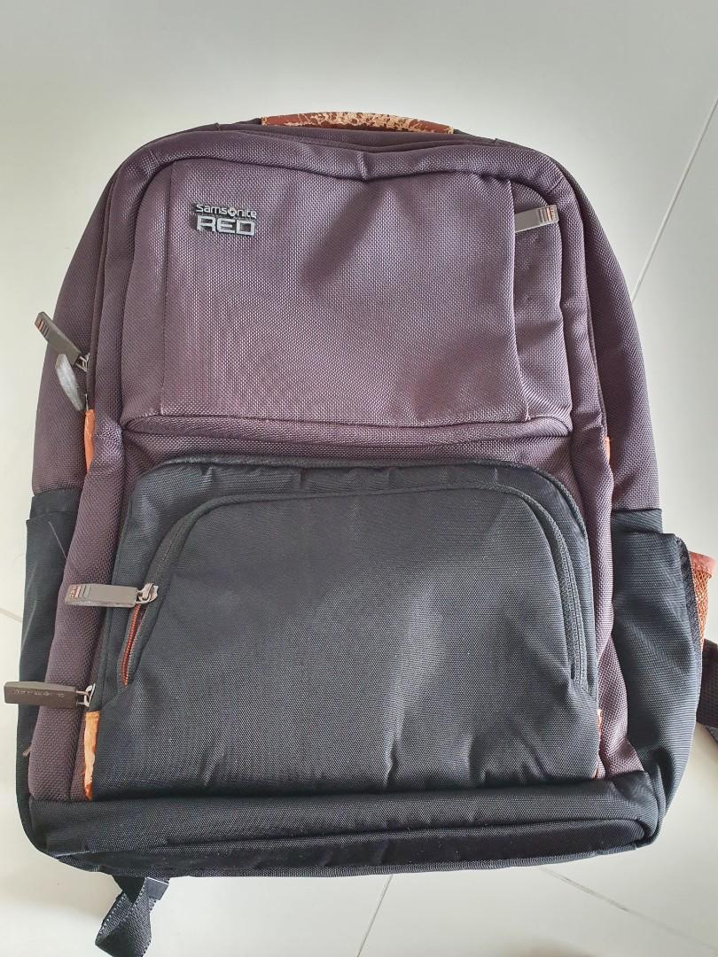Samsung red backpack/laptop bag, Computers & Tech, Parts & Accessories ...