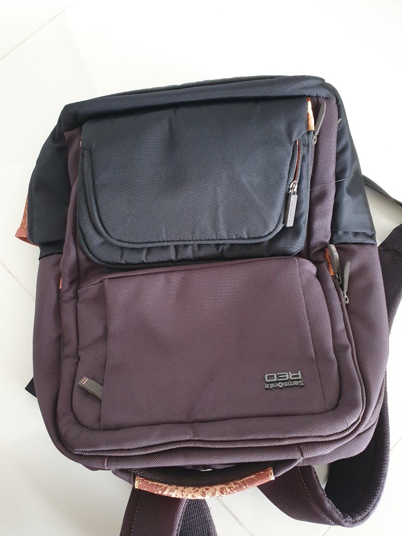 Samsung red backpack/laptop bag, Computers & Tech, Parts & Accessories ...