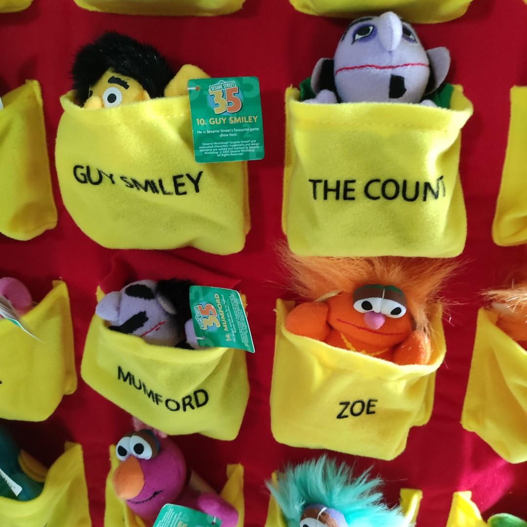 Sesame Street Collectible Mini Beans, Hobbies & Toys, Collectibles ...