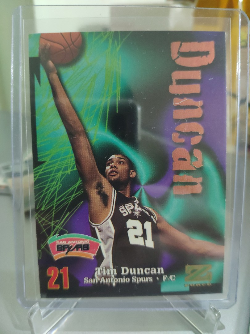 Tim Duncan Rookie Card Z Force Skybox NBA Cards for Sale, Hobbies ...
