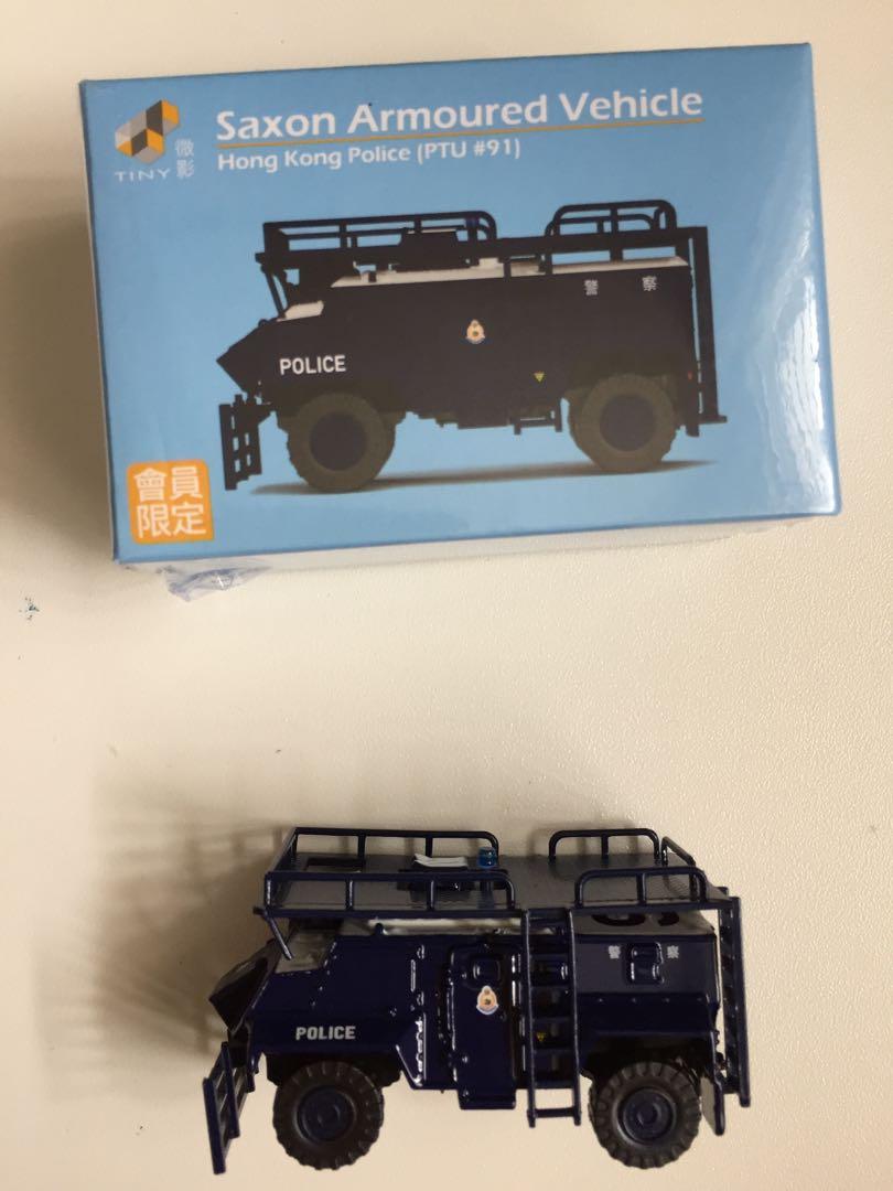 Tiny 1/76 Saxon Armoured Vehicle Hong kong police PTU #91 member ...