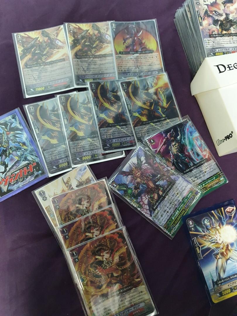 Vanguard Kagero Dragonic Overlord The end/ Burnout Dragon, Hobbies ...