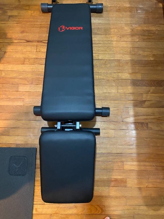 VIGOR FOLDING ADJUSTABLE BENCH, Sports Equipment, Exercise & Fitness ...