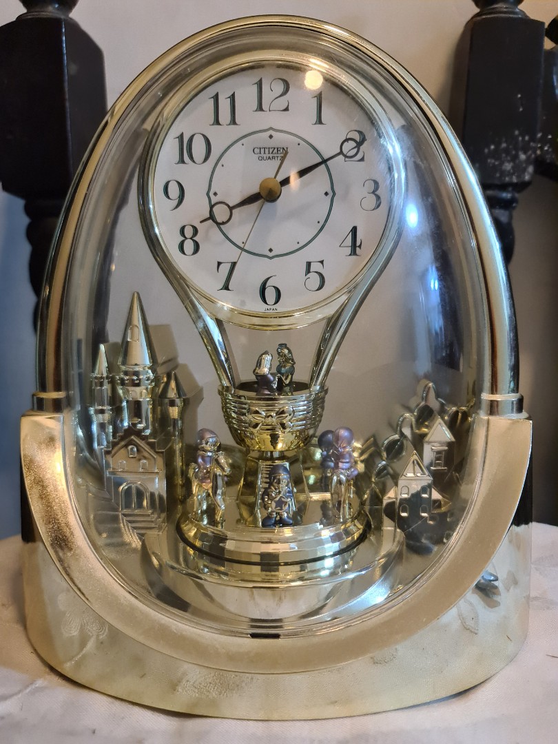 Vintage Citizen Table clock cinderella Inspired, Furniture & Home ...