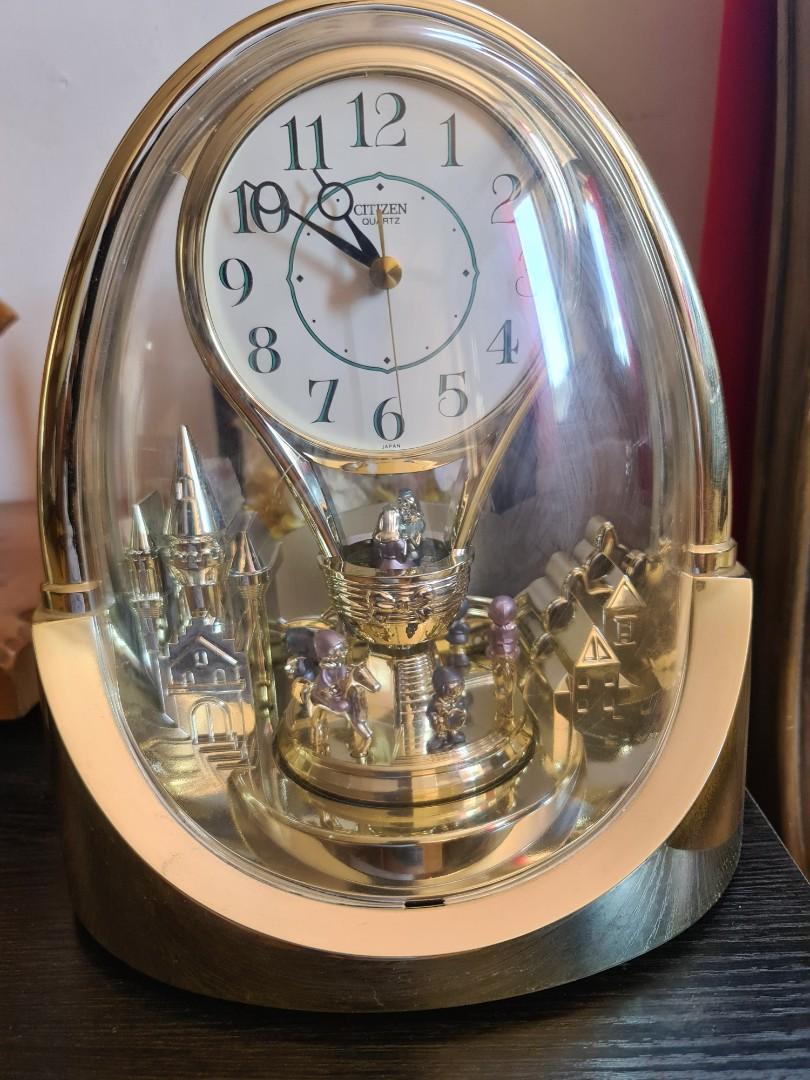 Vintage Citizen Table clock cinderella Inspired, Furniture & Home ...
