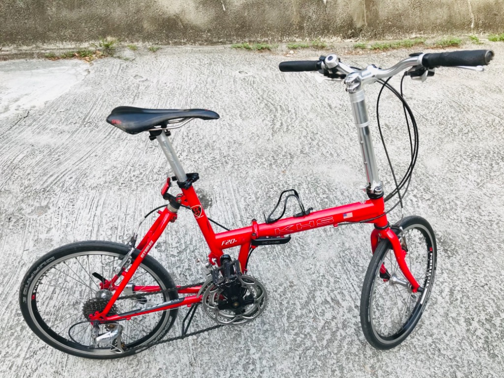 KHS-F20 t3 二手(原裝) 摺車, 運動產品, 單車及配件, 單車 - Carousell