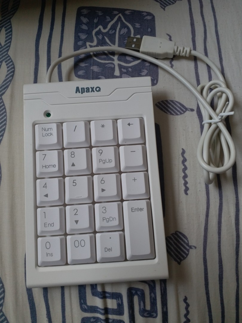 全新 APAXQ KP05 Keyboard 筆記本 電腦 數字盤, 電腦＆科技, 電腦周邊及配件, 電腦鍵盤及相關產品 - Carousell