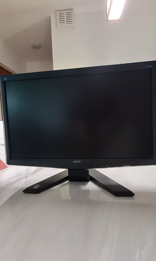 Acer x203h monitor, Computers & Tech, Parts & Accessories, Monitor ...