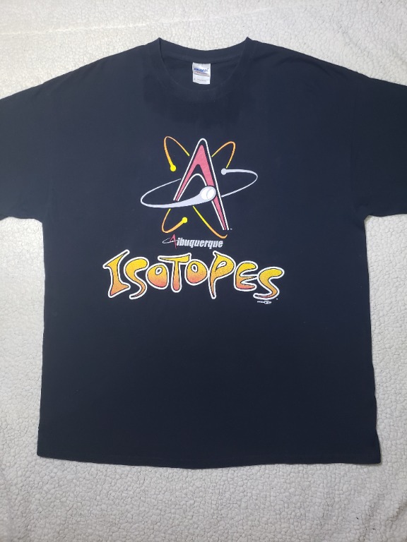 Albuquerque "ISOTOPES " Preshrunk Tee Shirt, Men's Fashion, Tops & Sets ...
