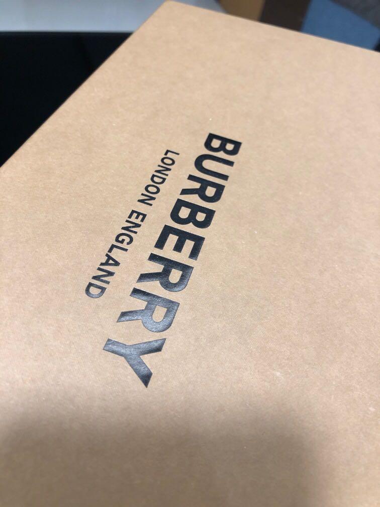 Authentic Burberry shoebox, Luxury, Sneakers & Footwear on Carousell