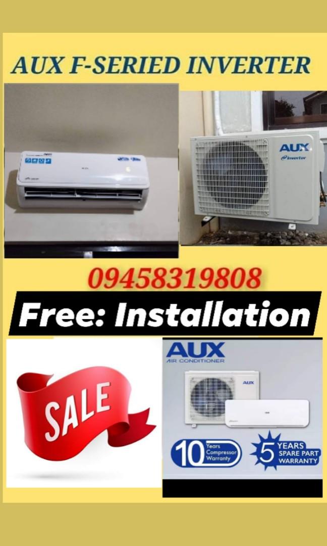 AUX Split type Aircon Inverter, TV & Home Appliances, Air Conditioning ...