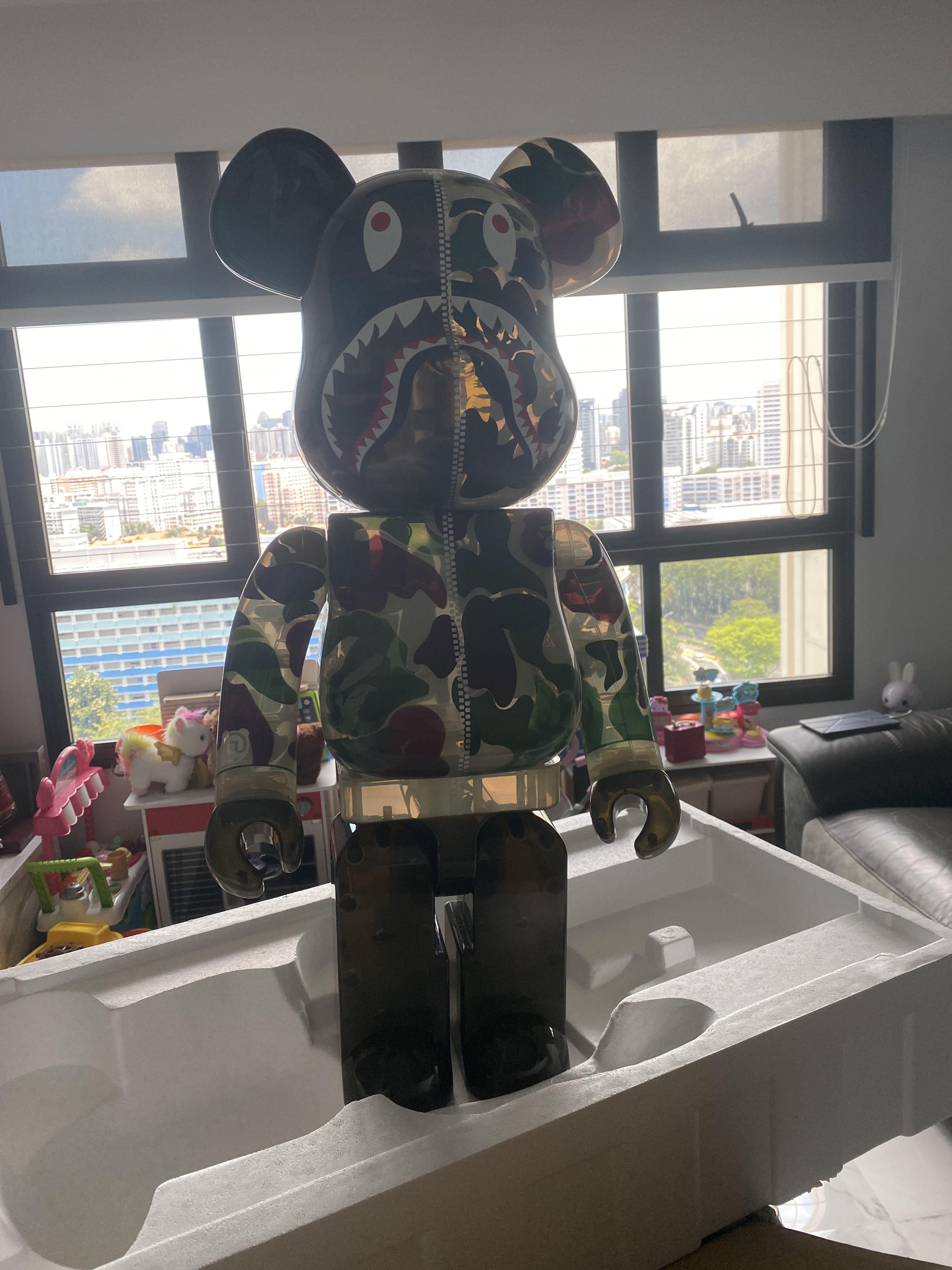 Bape Clear Bearbrick 1000%, Hobbies & Toys, Toys & Games on Carousell