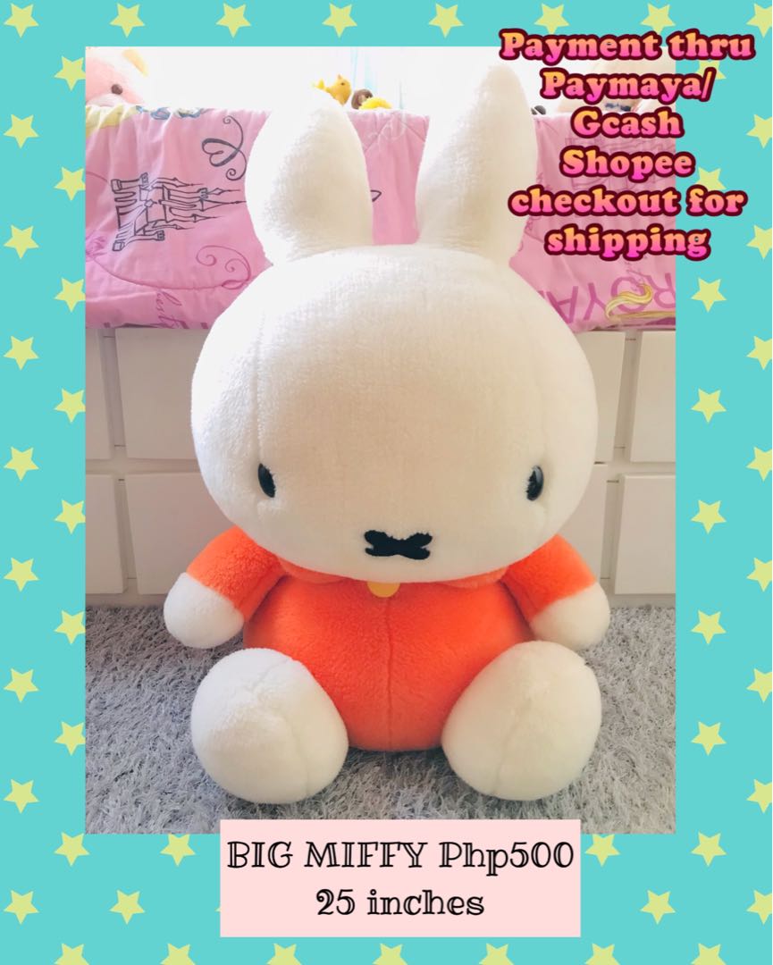 BIG MIFFY STUFFTOY, Hobbies & Toys, Toys & Games on Carousell