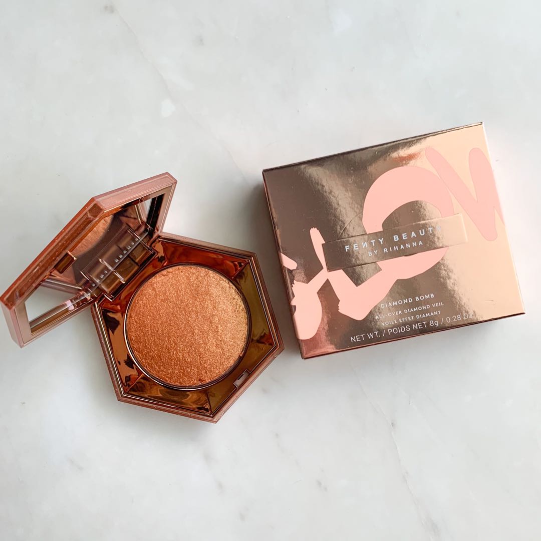 BRAND NEW Fenty Beauty Diamond Bomb All-Over Diamond Veil - Cognac ...