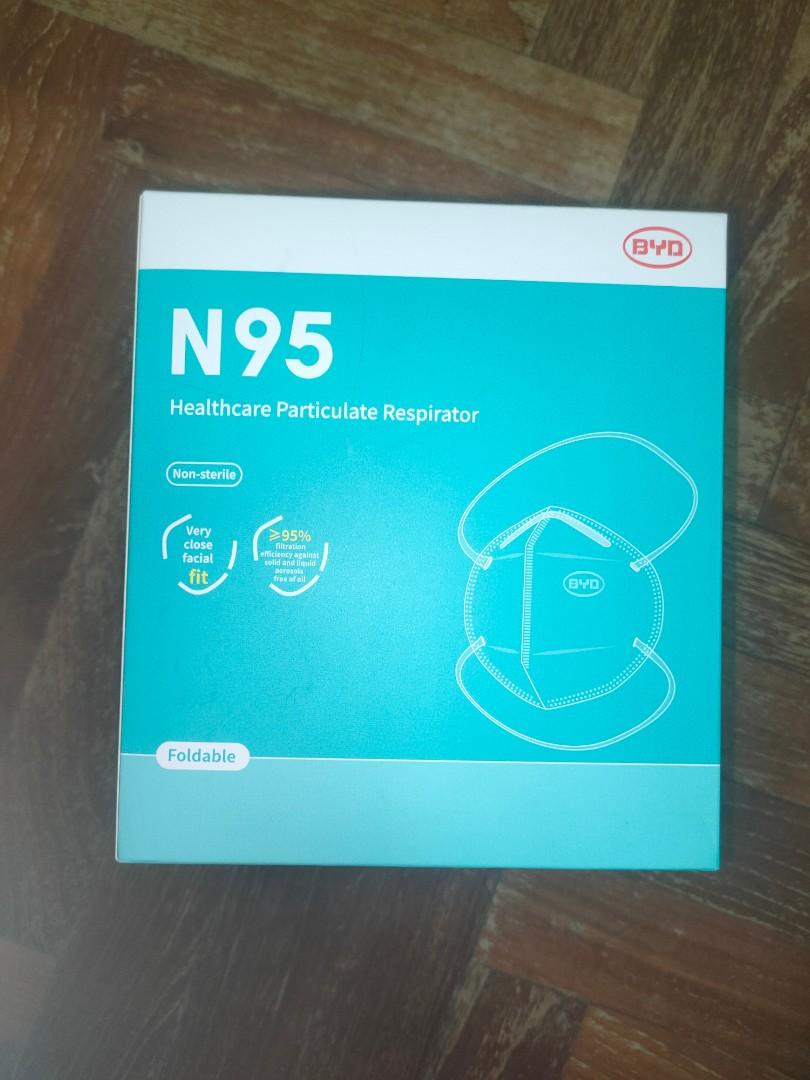 BYD N95 Healthcare Particulate Respirator, Health & Nutrition, Face ...