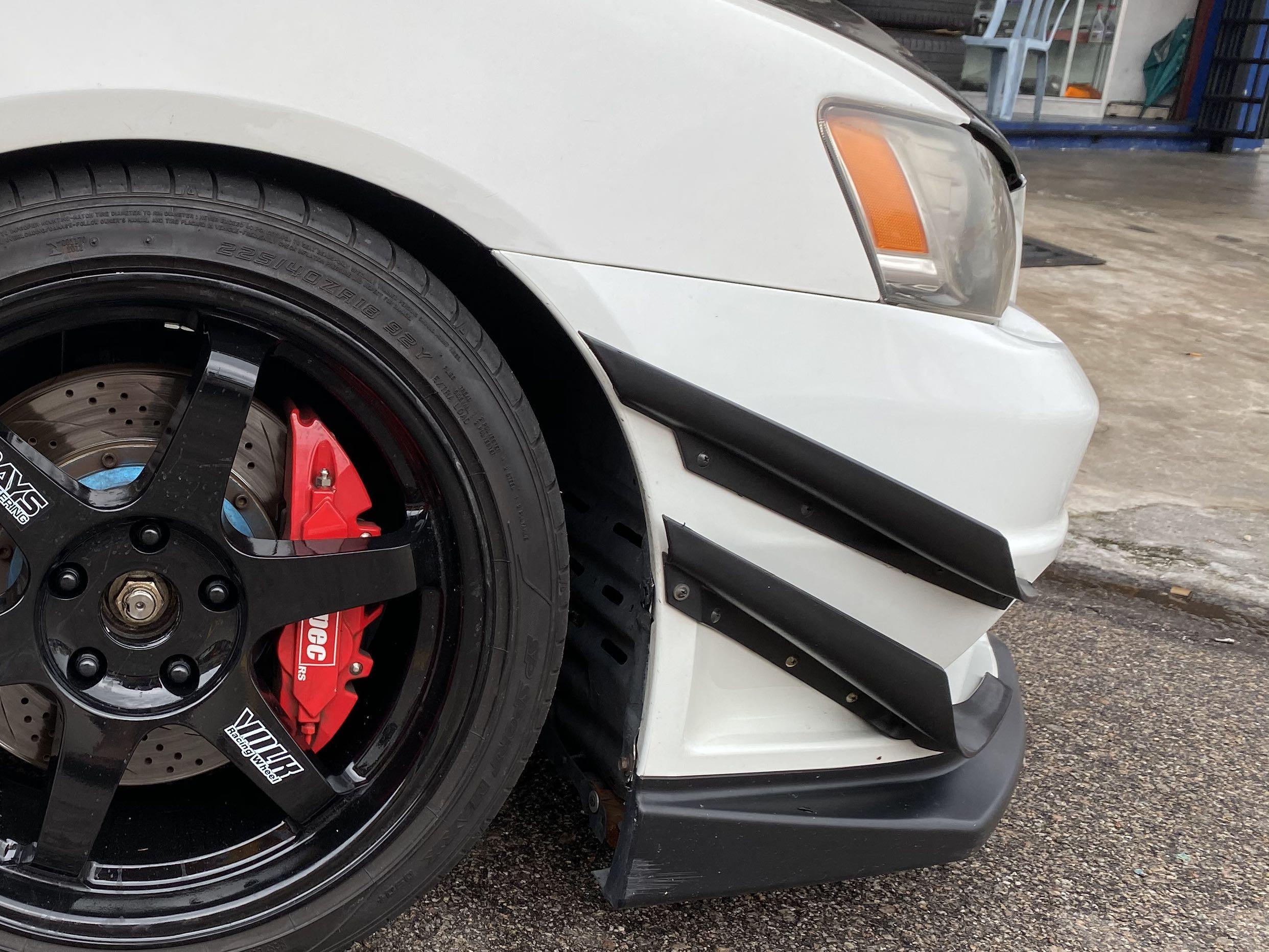 Canards for Lancer Ex/Evo x, Car Accessories, Accessories on Carousell
