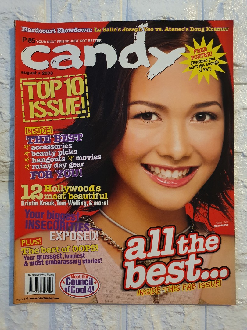 Candy magazine August 2003 Maja Salvador, Hobbies & Toys, Books ...