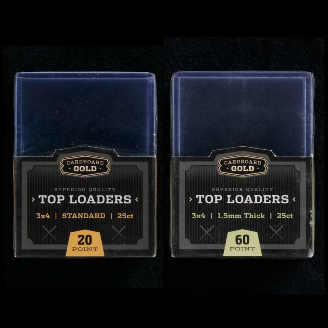 Cardboard Gold 3 x 4 Top Loader Toploader, Hobbies & Toys, Toys & Games ...