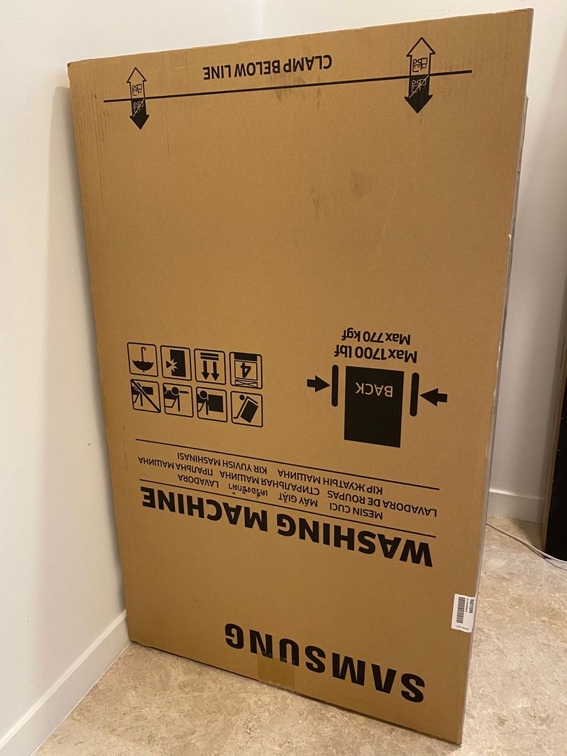 Carton Box Washing Machine (Cardboard), Everything Else on Carousell