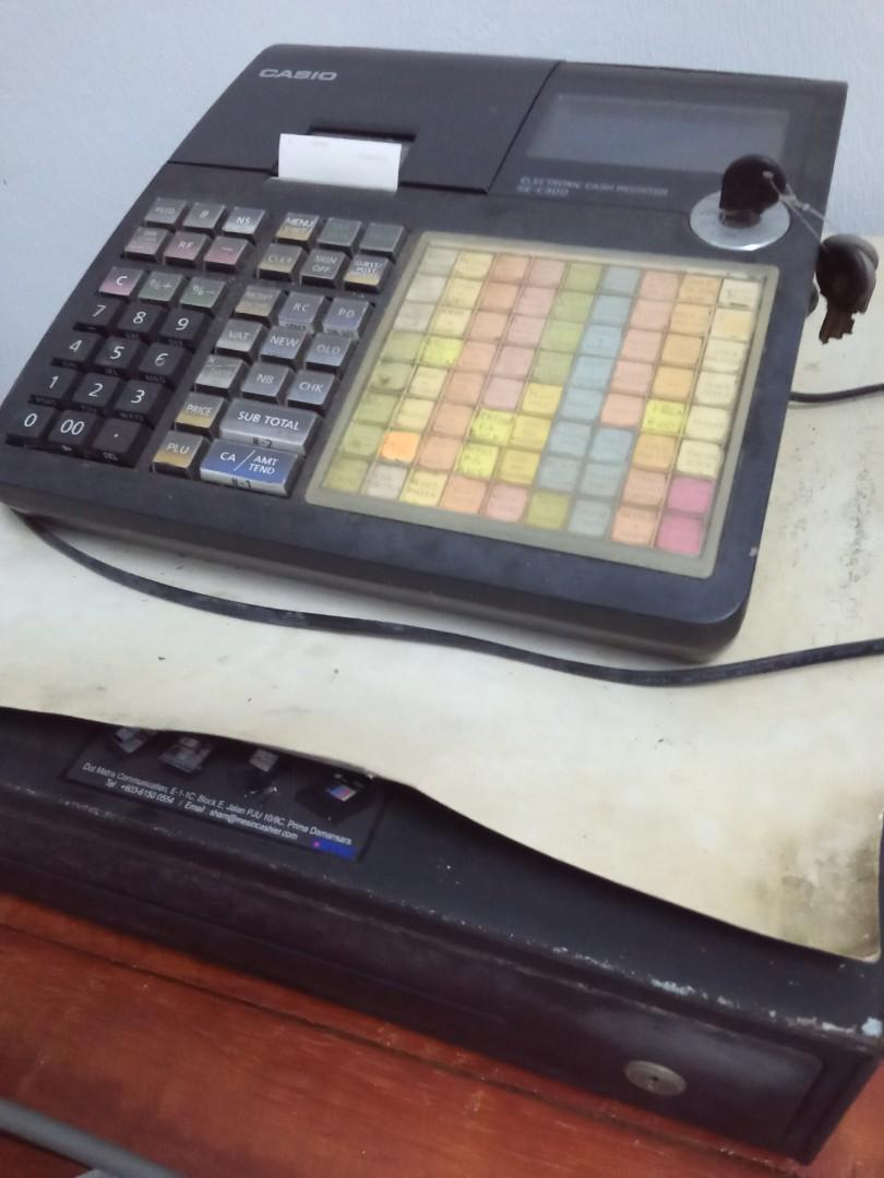 Casio cash register counter machine, TV & Home Appliances, Washing ...