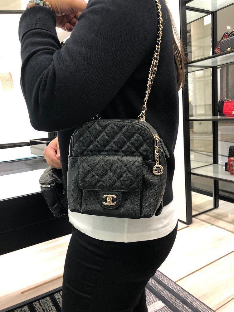 Chanel Mini Backpack, Luxury, Bags & Wallets on Carousell