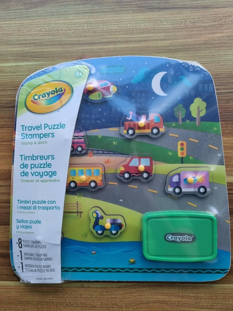Crayola car stamp puzzle, Hobbies & Toys, Toys & Games on Carousell